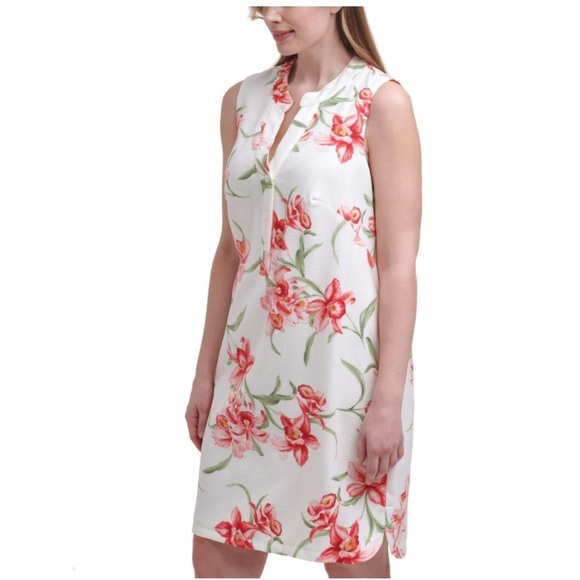 Jessica Howard | Dresses | Jessica Howard Womens White Floral ...